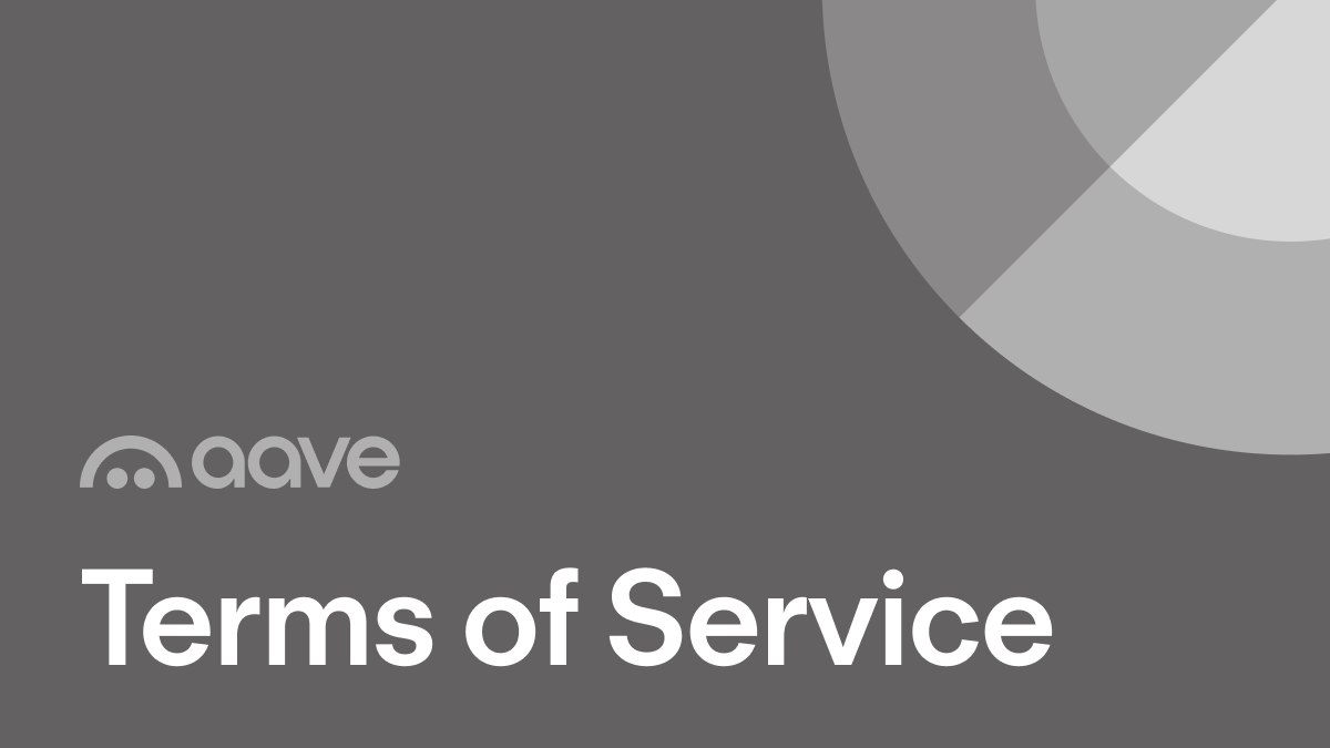 Terms of Service | Aave